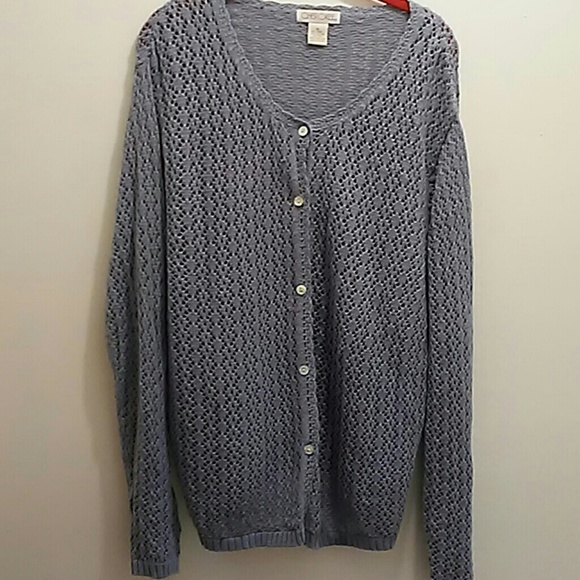 Cherokee | Sweaters | Vintage Cherokee Lavender Cardigan Size Xl | Poshmark